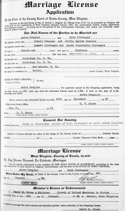 Aubra Lee Douglas - Ruth Clevenger