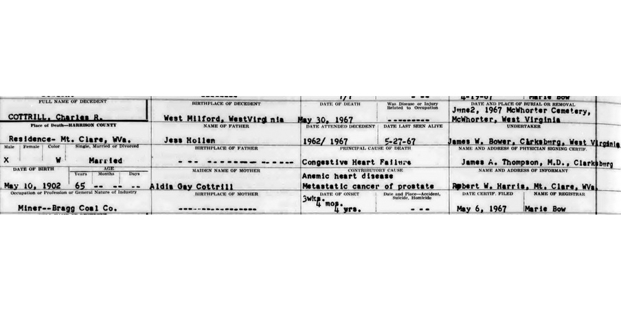 Charles R. Cottrill - Lucy Virginia Myers